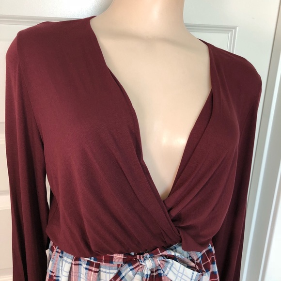 2 Hearts | Pants & Jumpsuits | 2 Hearts Burgundymaroon Romper B75 ...